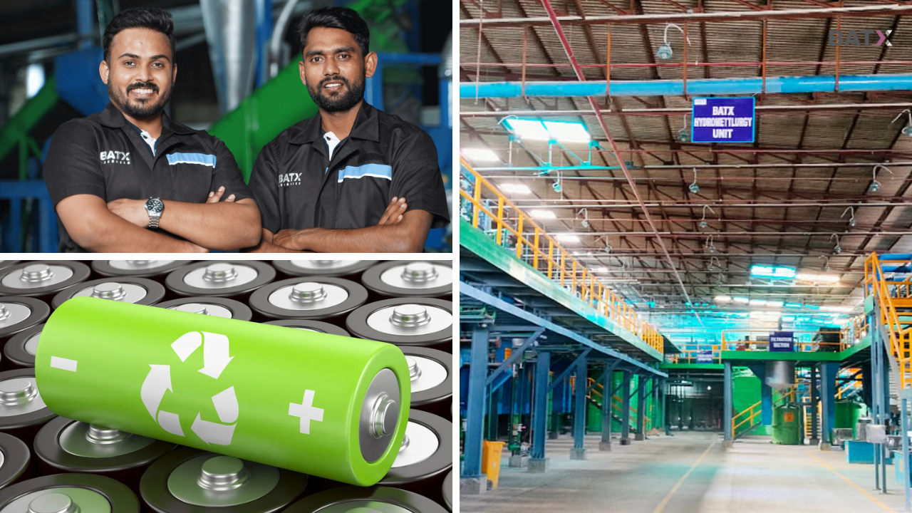 India’s Largest Li-Ion Battery Recycler BatX Energies Champions ...